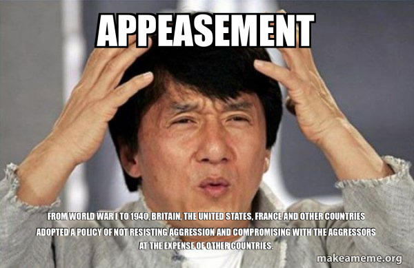 Appeasement From World War I to 1940, Britain, the United States ...