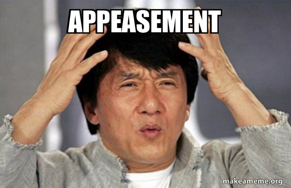 Appeasement - Jackie Chan Why? Meme Generator