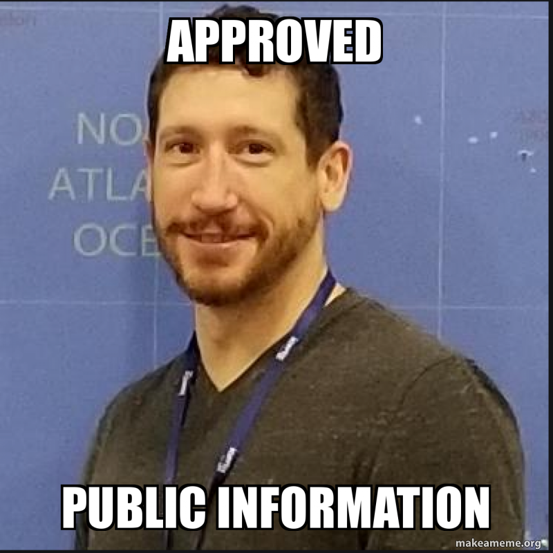 Approved public information Meme Generator