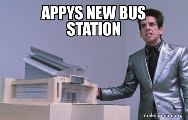 appys new bus station - Center for Ants (Zoolander) Meme Generator