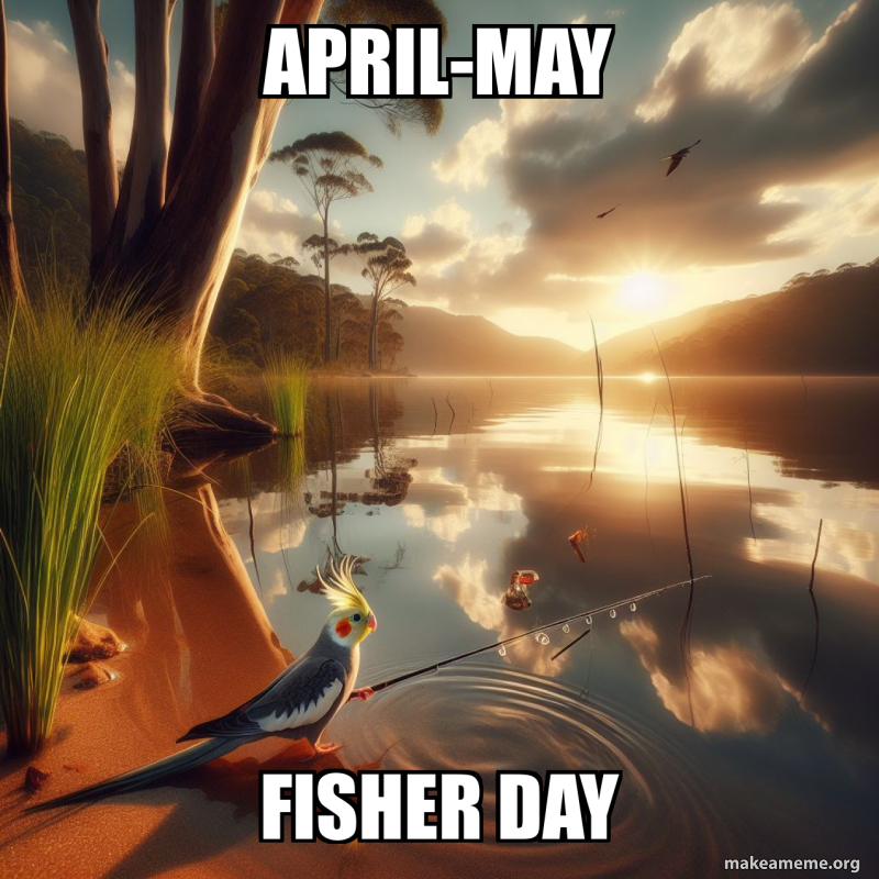 APRIL-MAY FISHER DAY Meme Generator