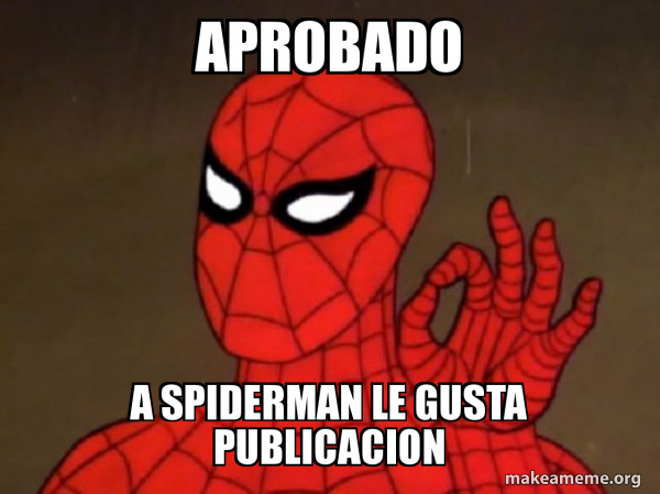 aprobado a spiderman le gusta publicacion - Spiderman - Care factor ...