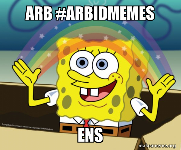 ARB #ARBIDMemes ENS - Rainbow SpongeBob Meme Generator