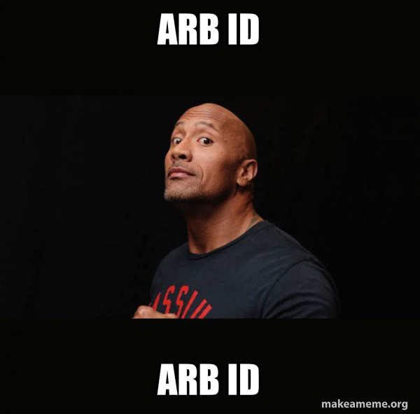 ARB ID ARB ID - Dwayne Johnson (The Rock) Meme Generator