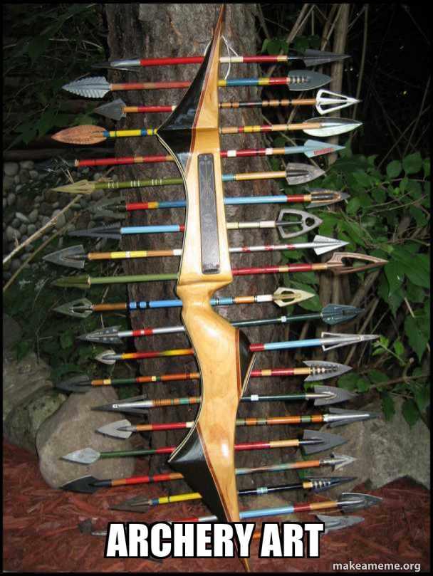 Archery art Meme Generator
