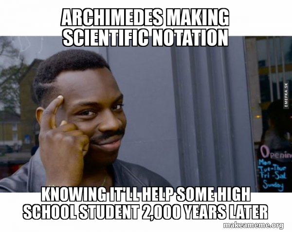 Scientific Notation Memes