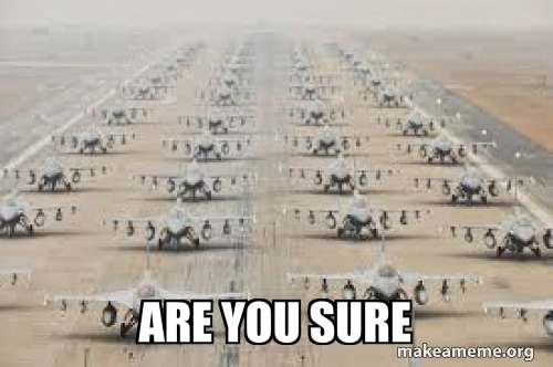 Are you sure Meme Generator