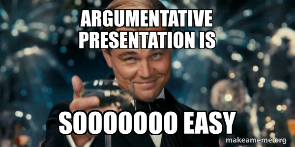 Argumentative Presentation is Sooooooo Easy - Great Gatsby Reaction ...