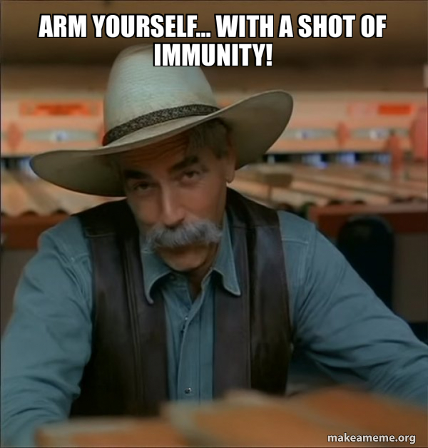 Arm yourself… with a shot of immunity! - Then You're a Special Kind of ...