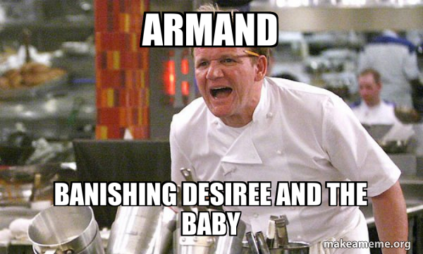 Armand Banishing Desiree and the baby - Gordon Ramsay Hell's Kitchen ...