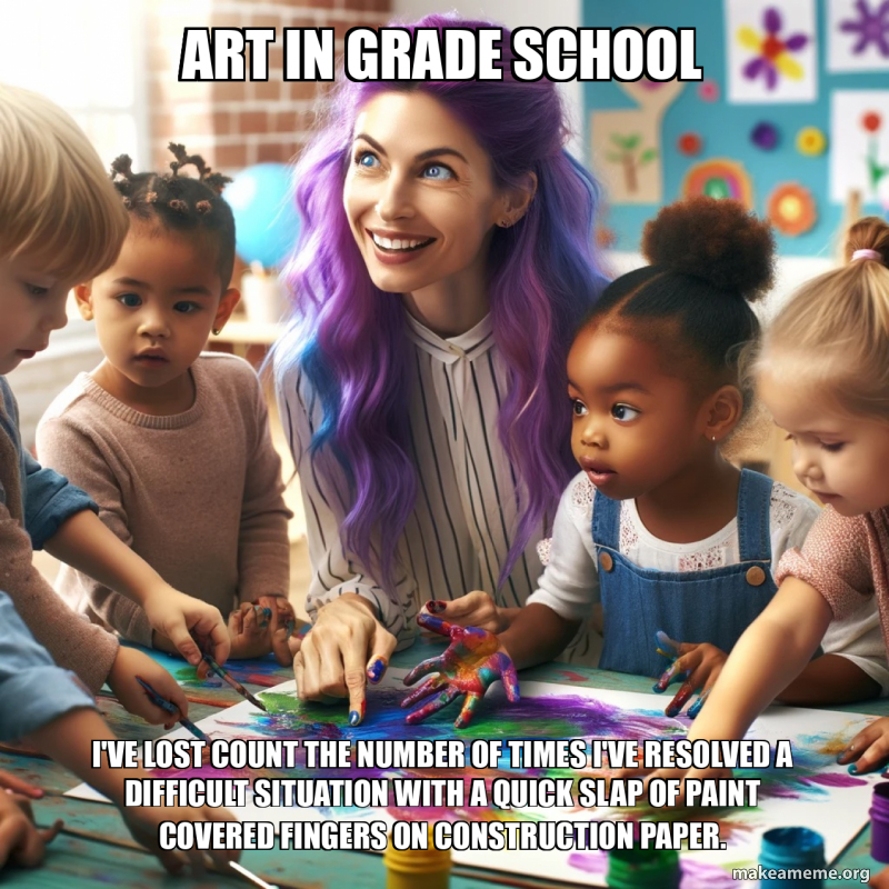 Art in grade school I've lost count the number of times I've resolved a ...