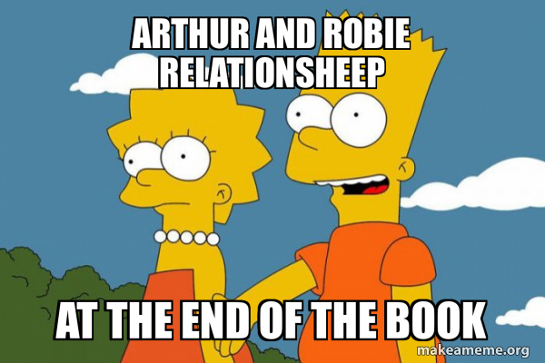 Arthur and Robie relationsheep at the end of the book - Bart and Lisa ...