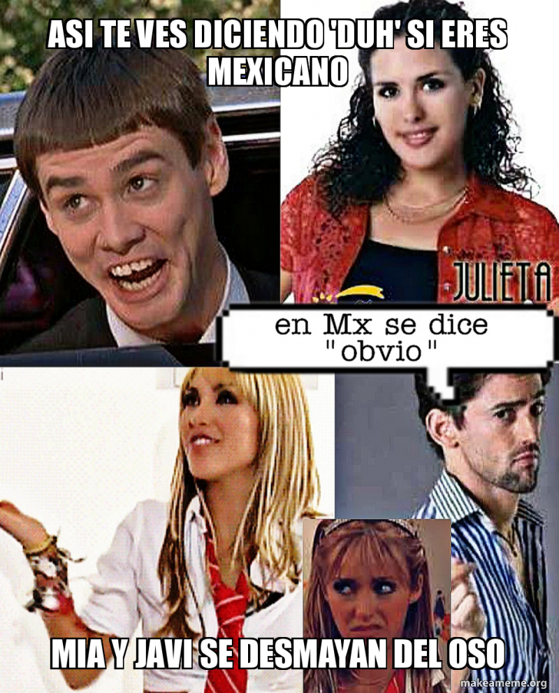 Asi te ves diciendo 'duh' si eres mexicano Mia y javi se desmayan del ...
