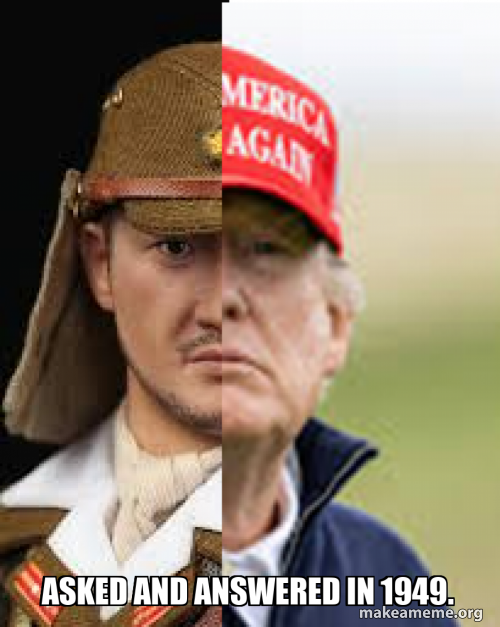 asked and answered in 1949. Meme Generator