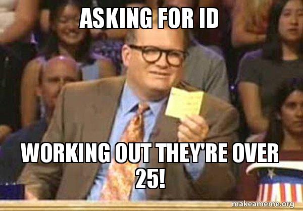 Asking for ID Working out they're over 25! - Drew Carey - Who's Line Is ...
