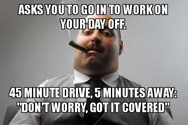 Day Off Work Meme