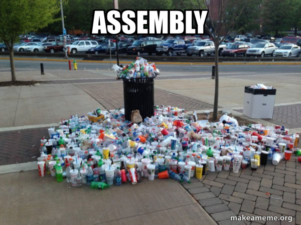 assembly - Canadian Football Fans meme Meme Generator