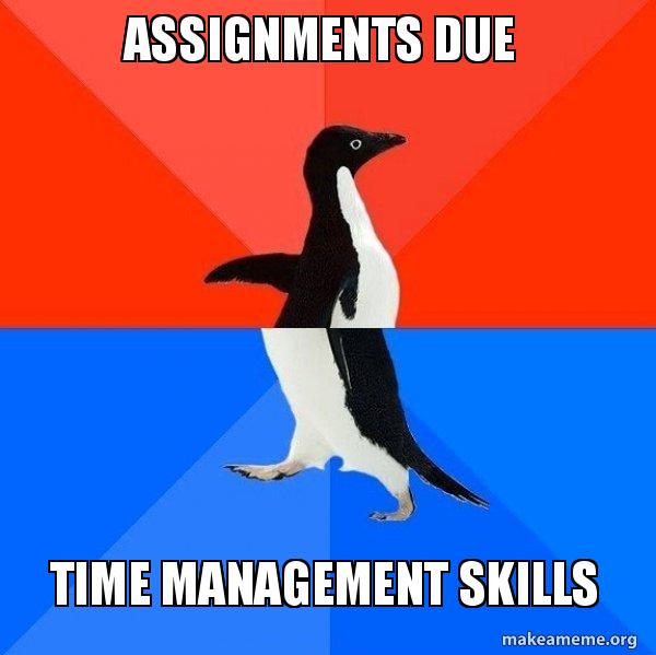assignments due time management skills - Socially Awesome Awkward ...