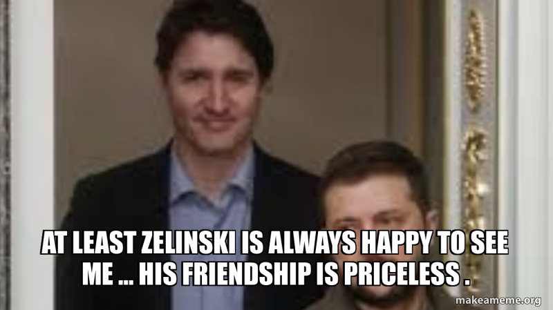 At least zelinski is always happy to see me … his friendship is ...