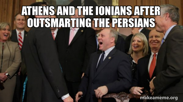 Athens and the Ionians after outsmarting the Persians - And then we ...