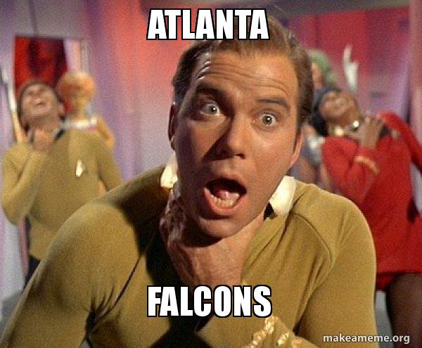 Atlanta Falcons - Captain Kirk Choking Meme Generator