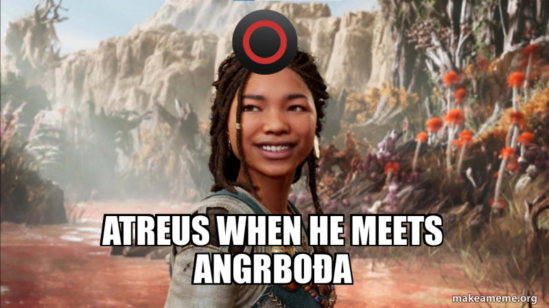 ATREUS WHEN HE MEETS ANGRBOÐA Meme Generator