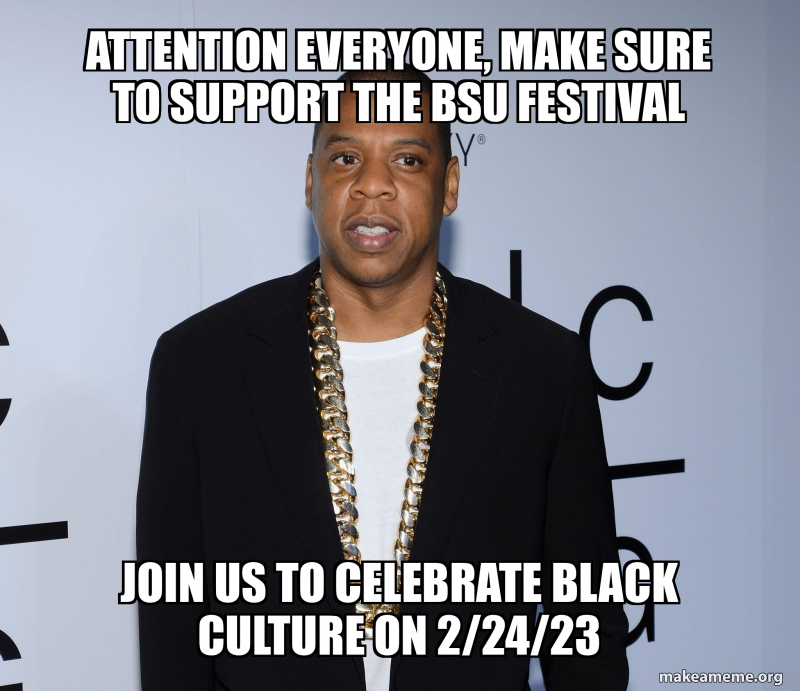 Attention everyone, make sure to support the bsu festival Join us to ...