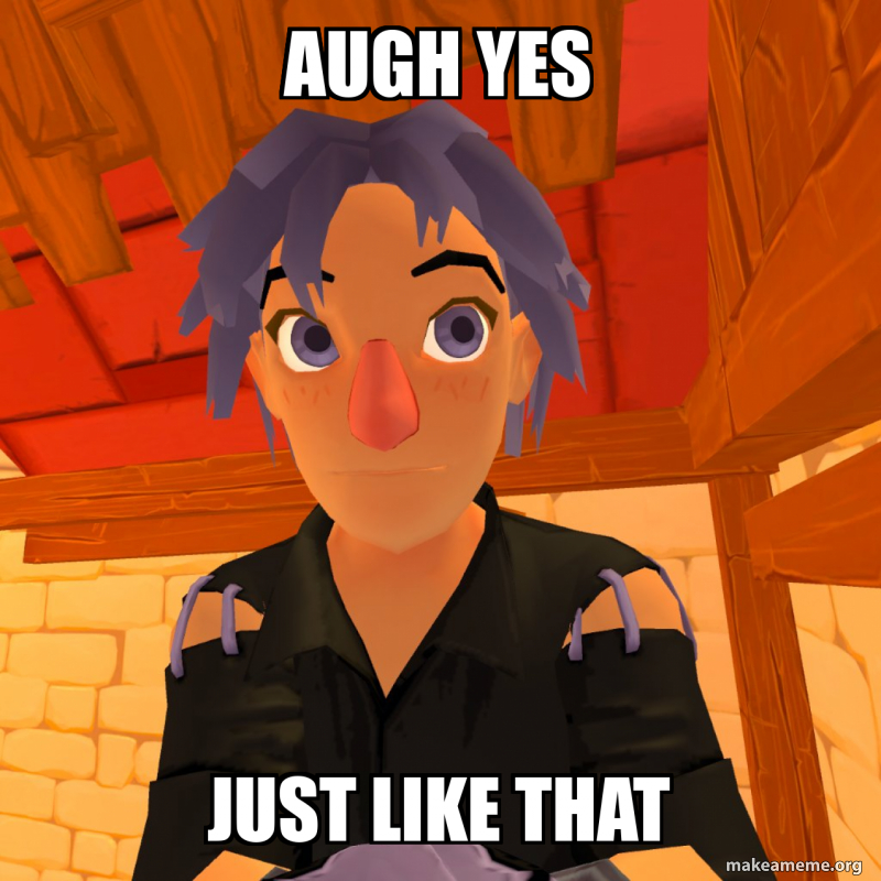 augh yes just like that Meme Generator