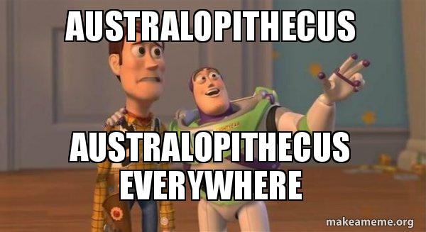 australopithecus australopithecus everywhere - Buzz and Woody (Toy ...