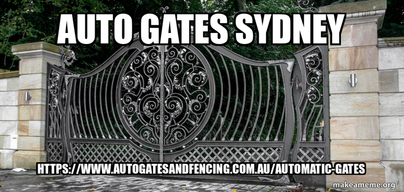 Auto Gates Sydney HTTPS://WWW.AUTOGATESANDFENCING.COM.AU/AUTOMATIC ...