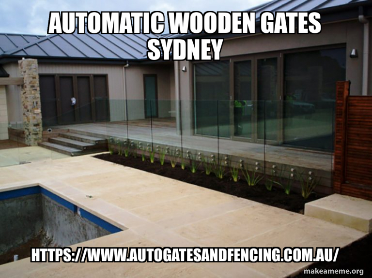 Automatic wooden gates Sydney HTTPS://WWW.AUTOGATESANDFENCING.COM.AU ...