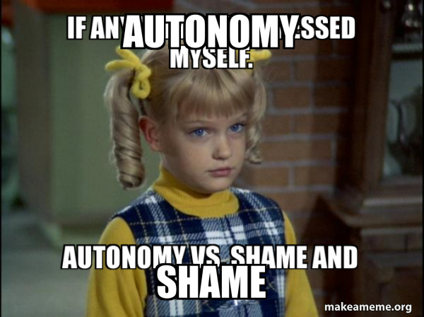 autonomy shame Meme Generator