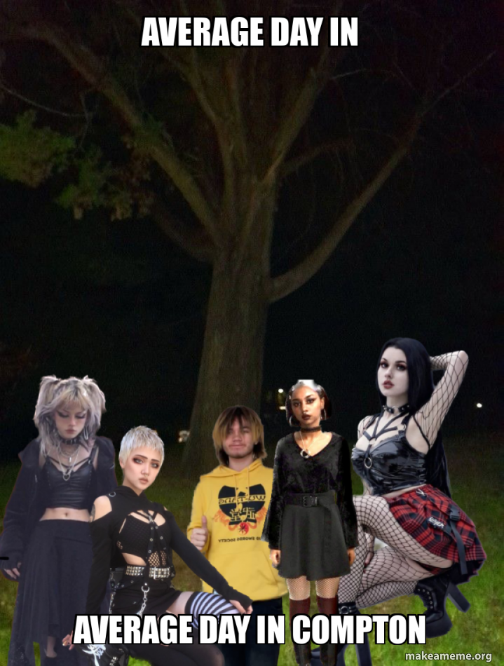 Average day in average day in compton Meme Generator