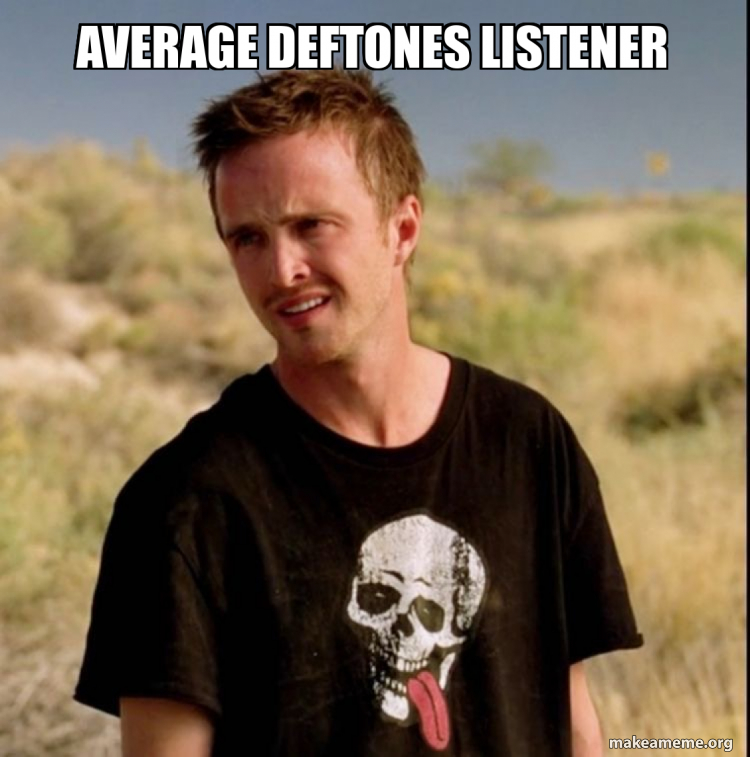 average deftones listener Meme Generator