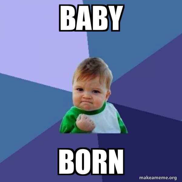 BABY BORN - Success Kid Meme Generator