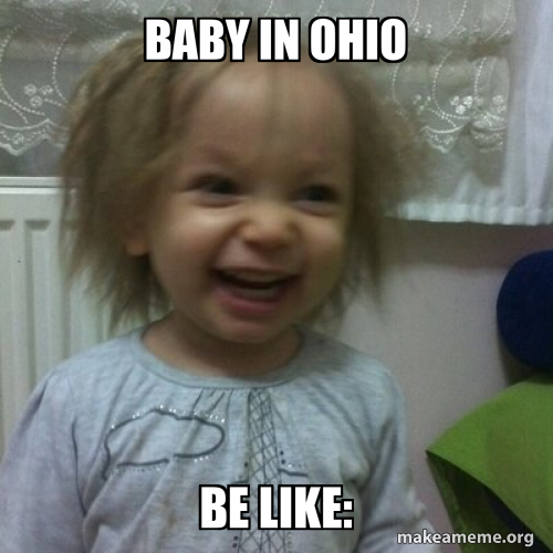 BABY In ohio be like: Meme Generator