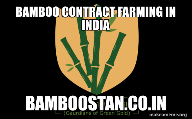 Bamboo Contract Farming in India bamboostan.co.in Meme Generator