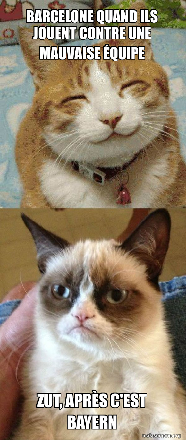 Barcelone quand ils jouent contre une mauvaise équipe Zut, après c'est ...
