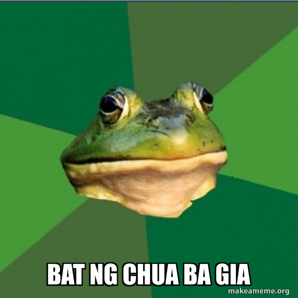 bat ng chua ba gia - Foul Bachelor Frog Meme Generator