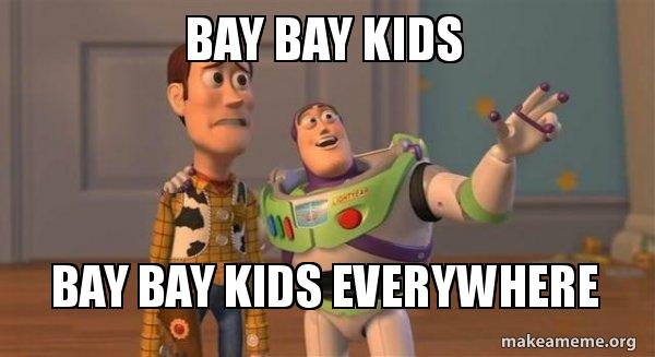 Memes Bay Bay No One: Me Playing Bay Blades With My Little Cousin