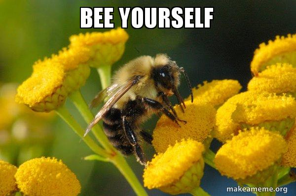 bee yourself - Good Guy Bee Meme Generator