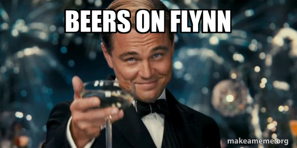 Beers On Flynn - Great Gatsby Reaction - Leonardo DiCaprio Toast Meme ...