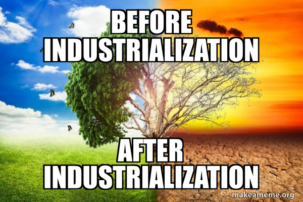 Before industrialization After industrialization - Climate Change ...