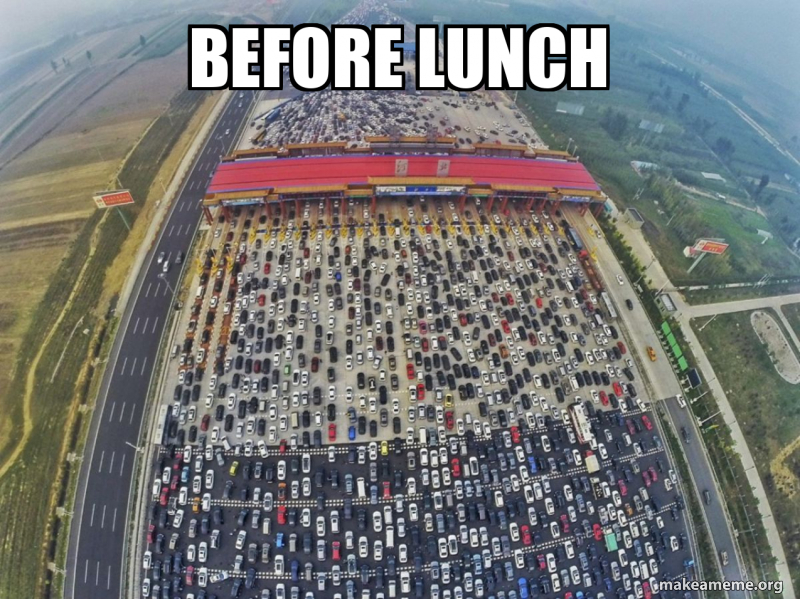 Before Lunch Meme Generator