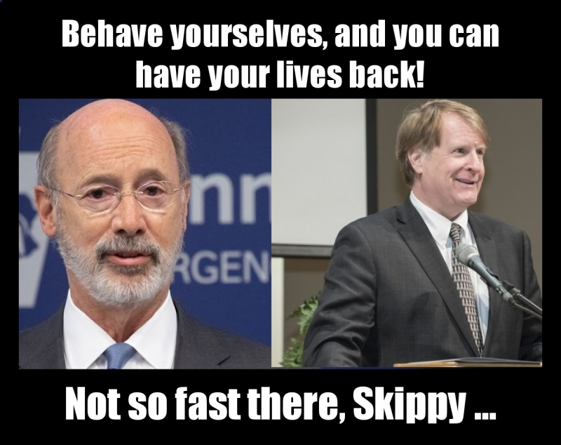 Behave yourselves, and you can have your lives back! Not so fast there ...