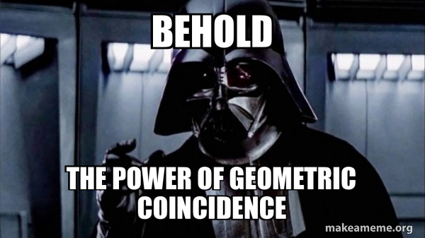 Behold The power of geometric coincidence - Darth Vader - Choke Meme ...