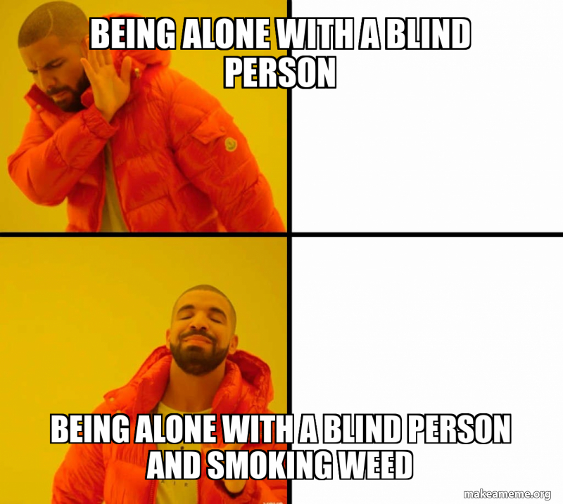 Being alone with a blind person being alone with a blind person and ...