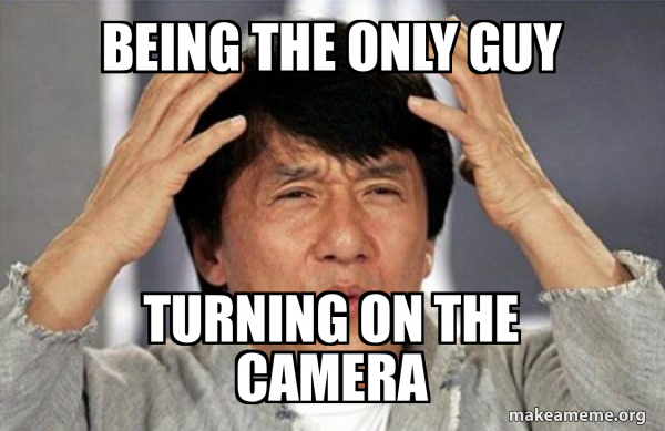 Being the only guy turning on the camera - Jackie Chan Why? Meme Generator