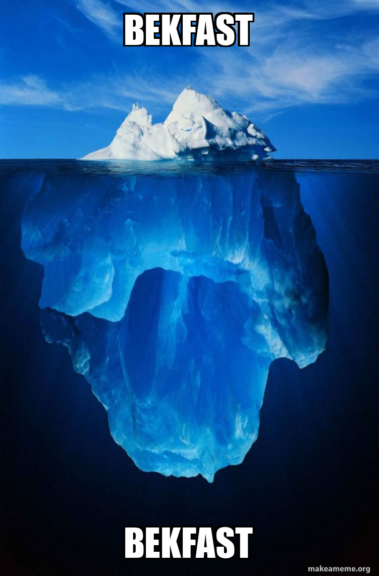 bekfast bekfast - Iceberg Meme Generator
