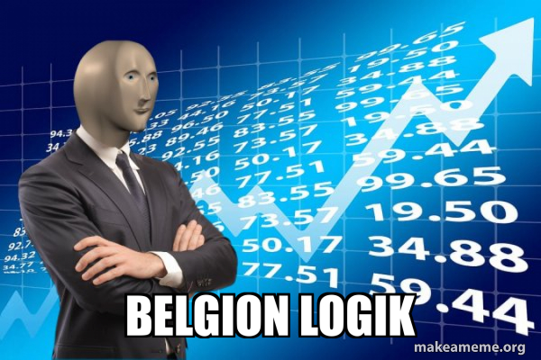 Belgion logik - Stonks Only Go Up | Make a Meme